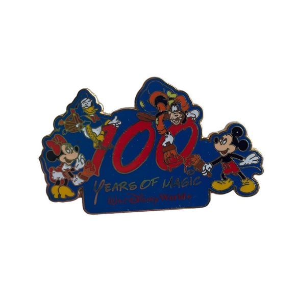 Disney | Art | Vintage 202 Disney 00 Years Of Magic Pin | Poshmark
